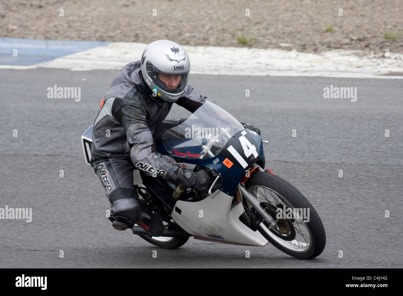 Classic racing motorcycle club race hi-res stock photography and images ...