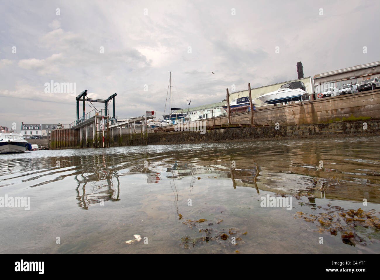 A dull still gray day Stock Photo - Alamy