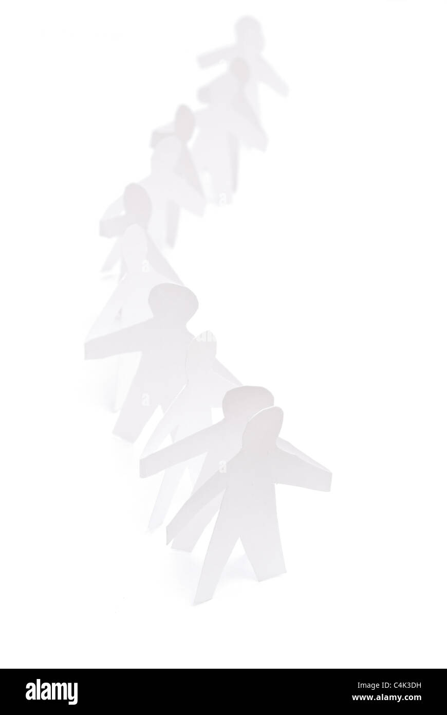 Team connection Cut Out Stock Images & Pictures - Alamy