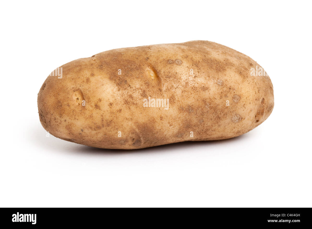 Russet Potato with white background Stock Photo - Alamy