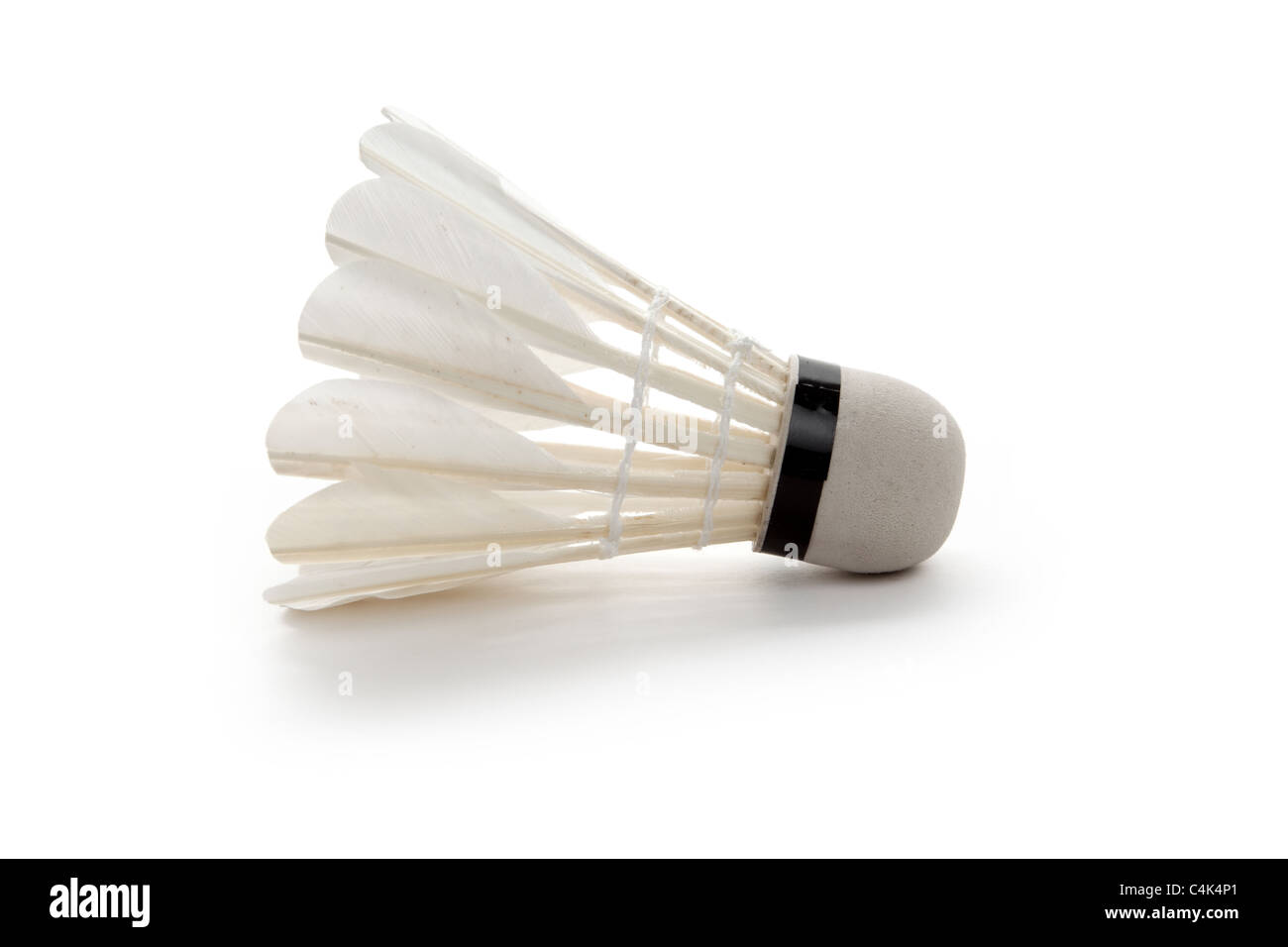 Badminton with white background Stock Photo - Alamy