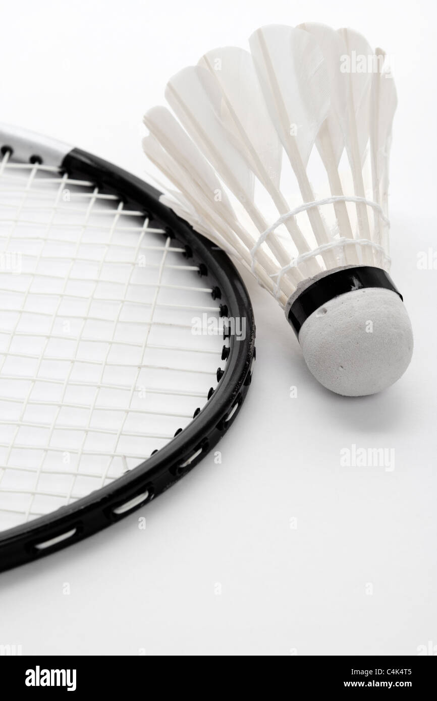 Badminton racket and shuttlecock hi-res stock photography and images ...