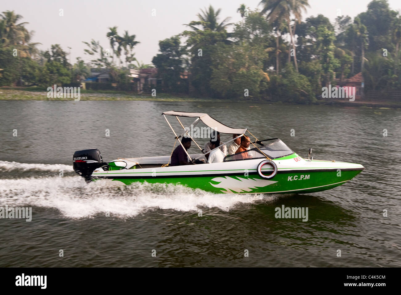 Kerala speedboat hi-res stock photography and images - Alamy