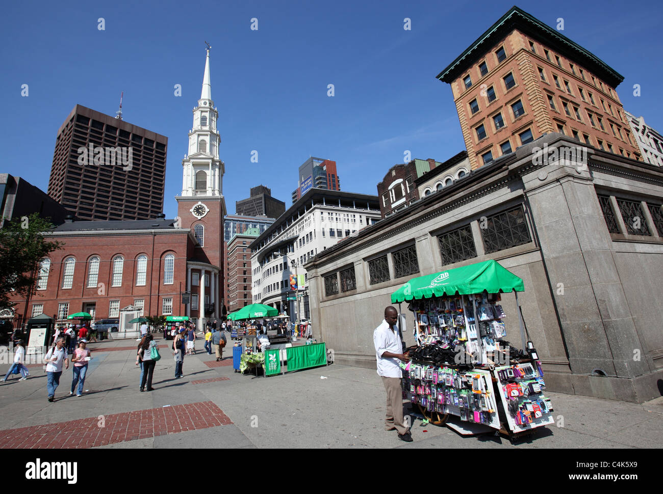 Park Street Church, Park Square, Boston, Massachusetts Stock Photo - Alamy