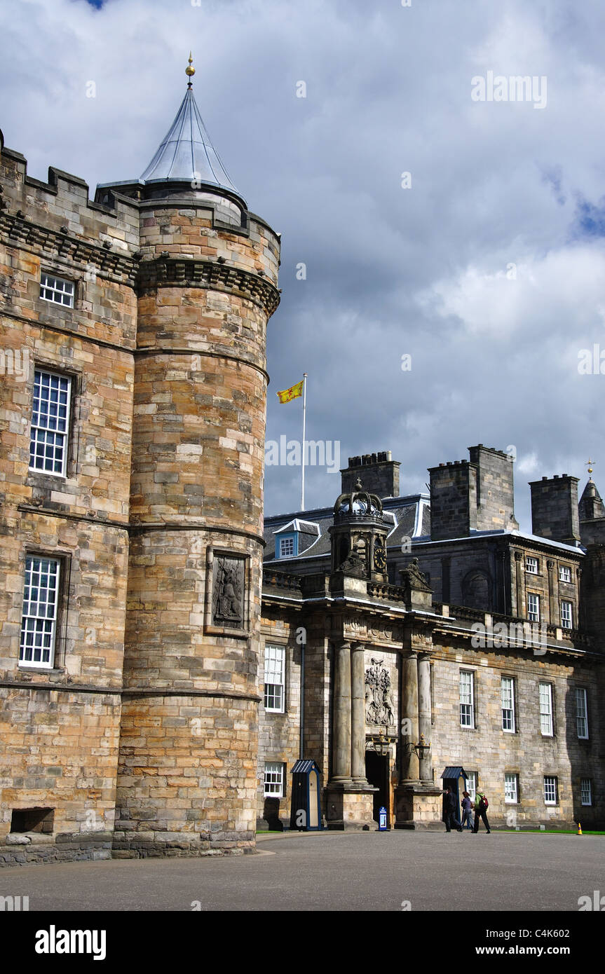 West front of Holyrood Palace, Canongate, Old Town, Edinburgh, Lothian ...