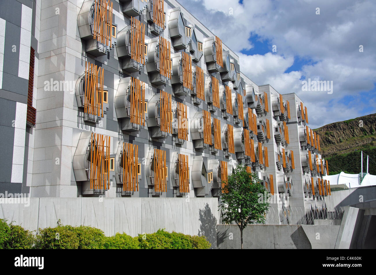 Scottish Building Facade Scottish Parliament Building Patterns