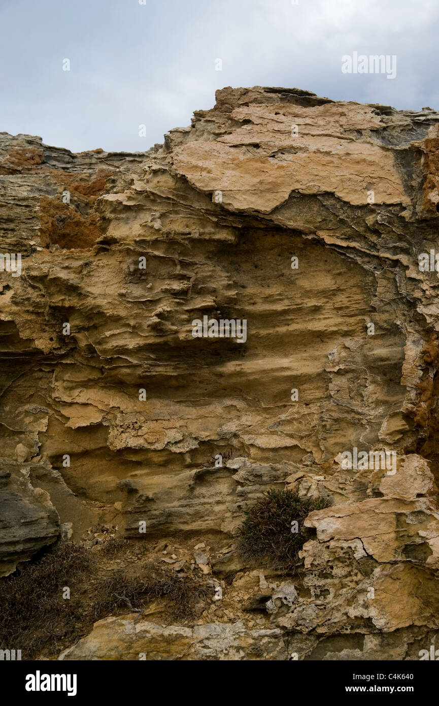 eroded limestone rock Stock Photo - Alamy