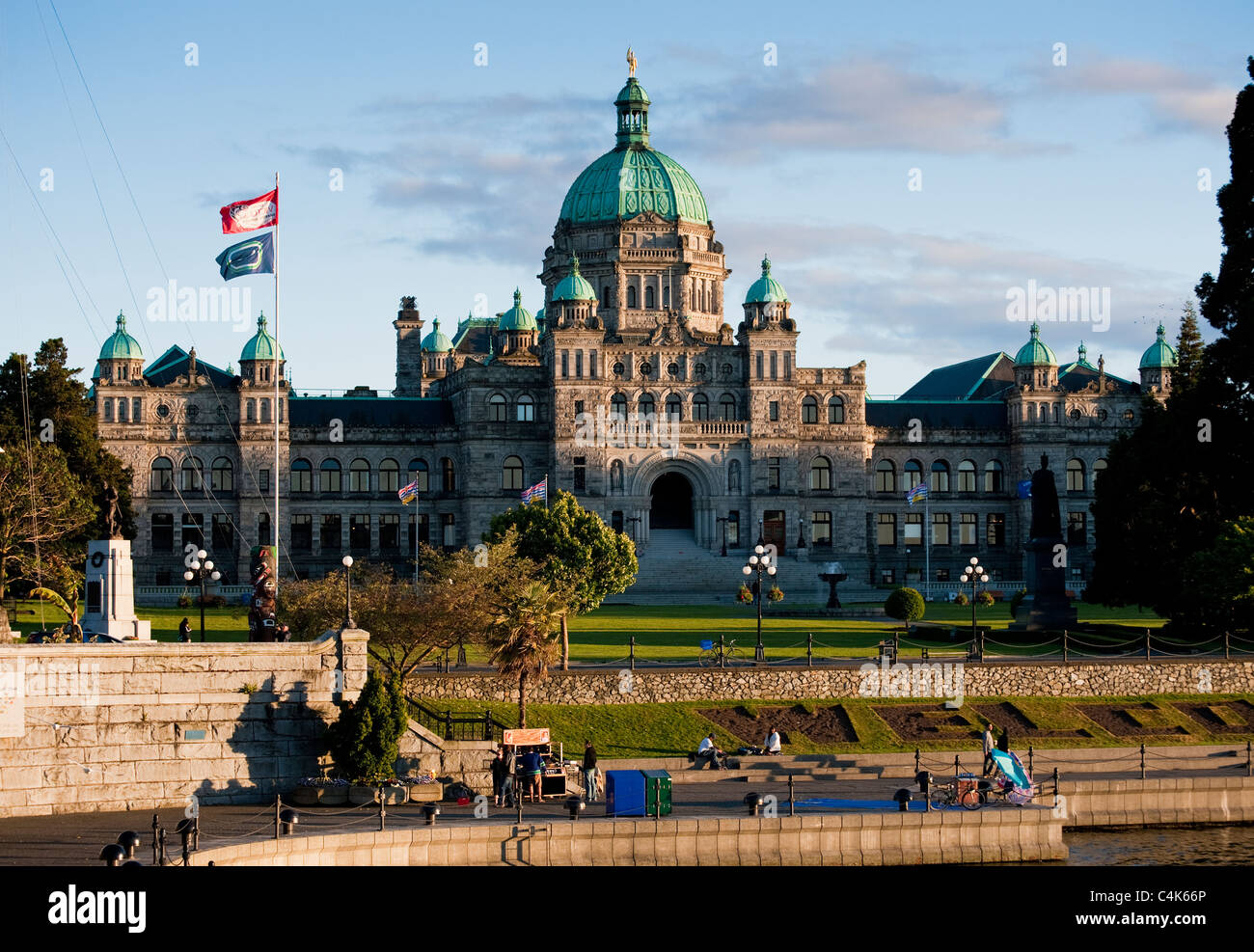 The Victoria Government Parliament Buildings in the Province of British ...