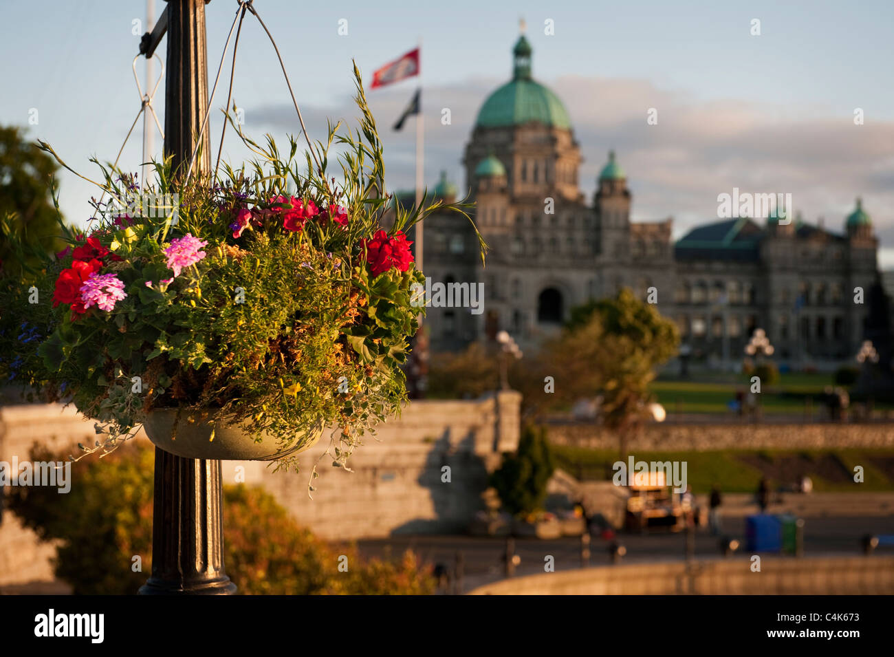 The Victoria Government Parliament Buildings in the Province of British ...