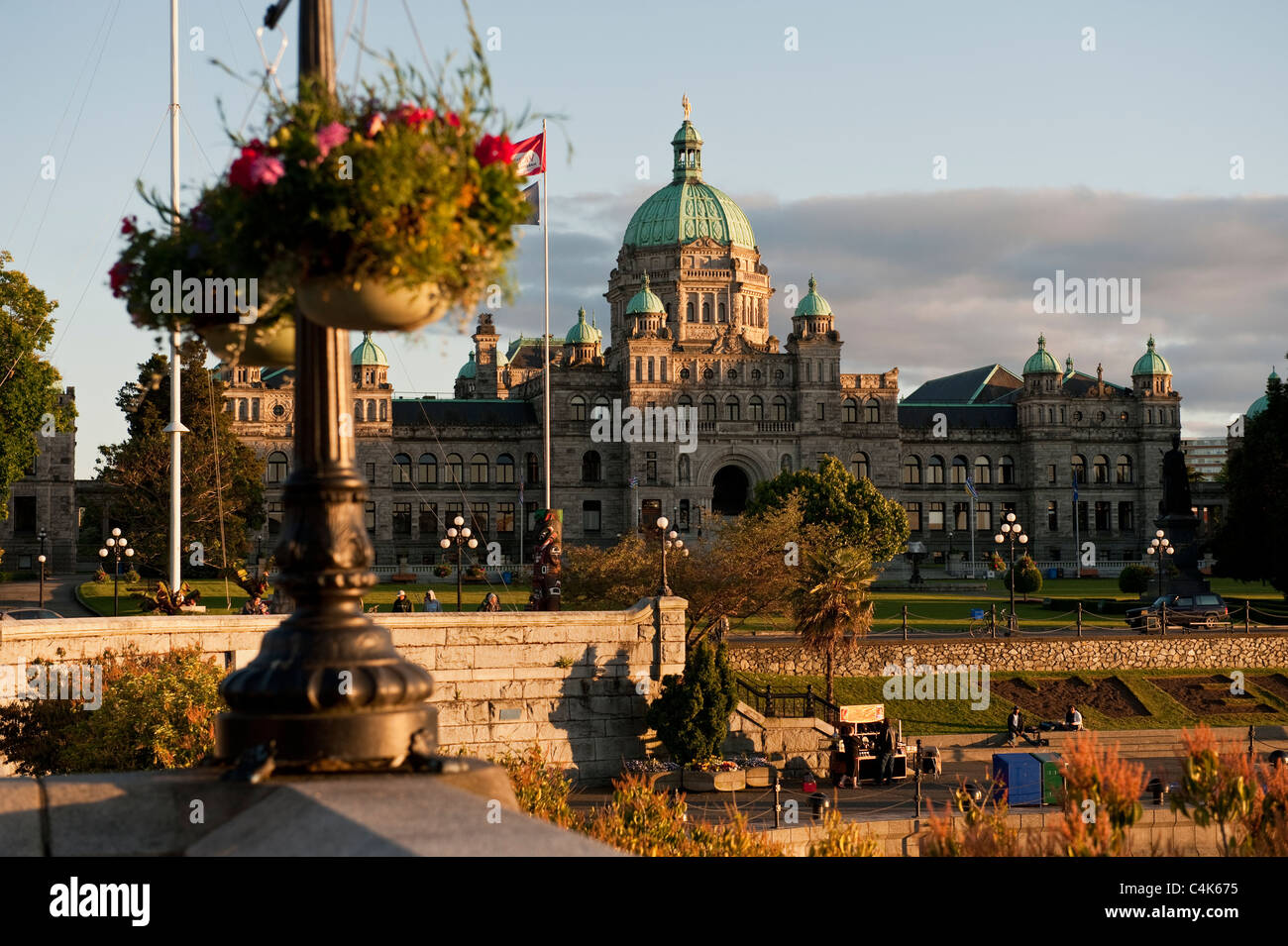 The Victoria Government Parliament Buildings in the Province of British ...