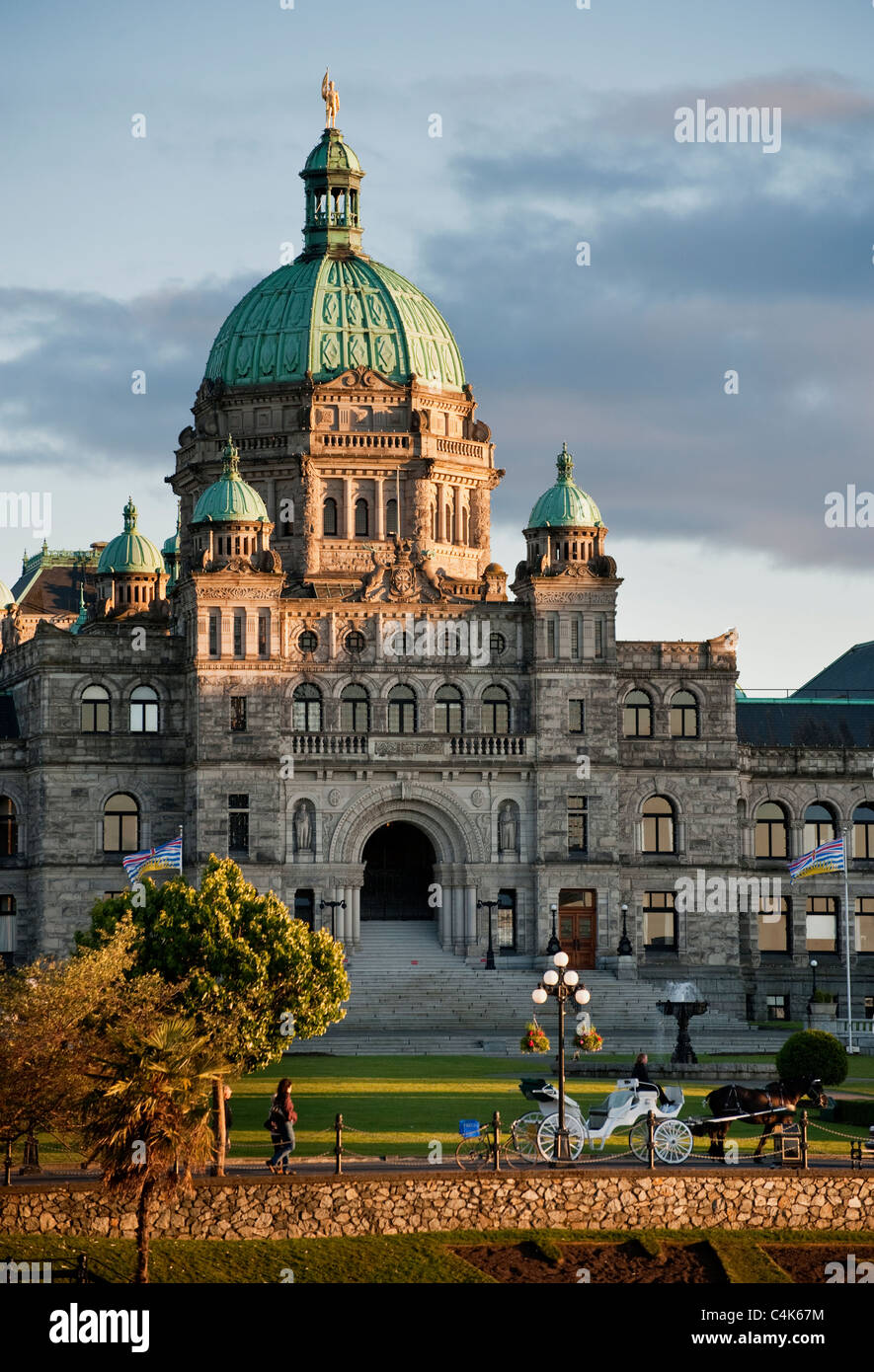 The Victoria Government Parliament Buildings in the Province of British ...