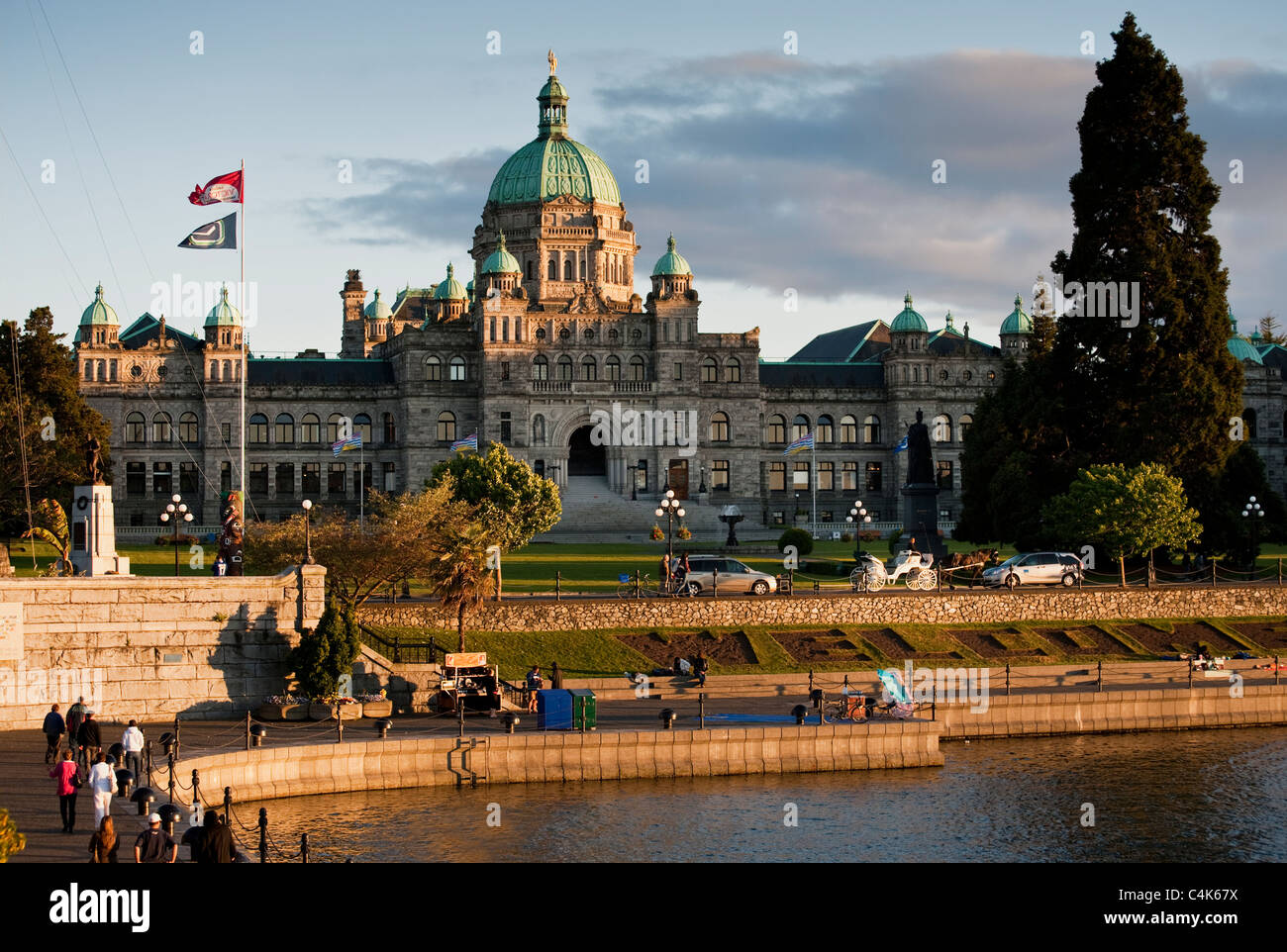The Victoria Government Parliament Buildings in the Province of British ...