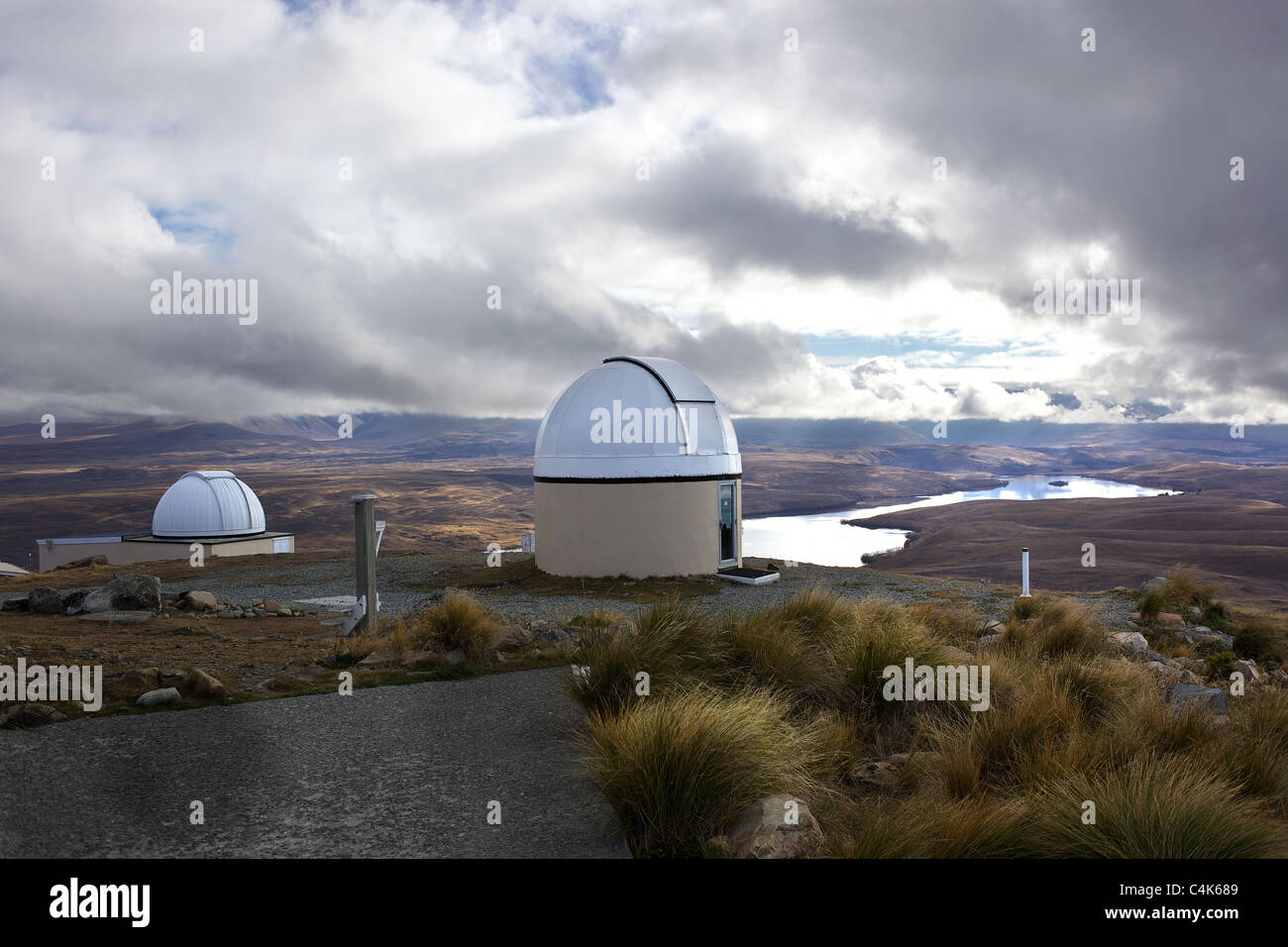 Mount John University Observatory atop of Mount John overlooking Lake ...