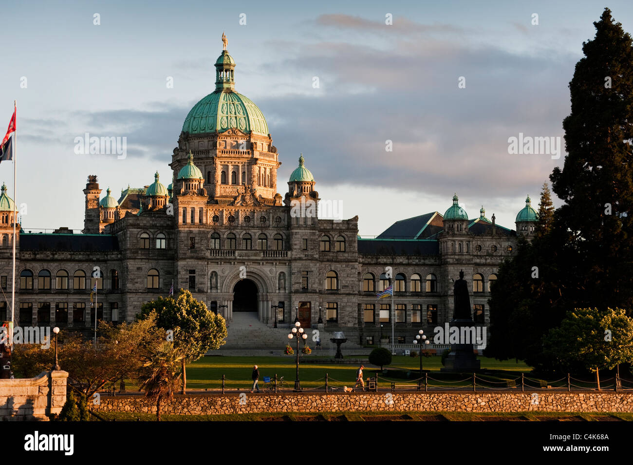 The Victoria Government Parliament Buildings in the Province of British ...