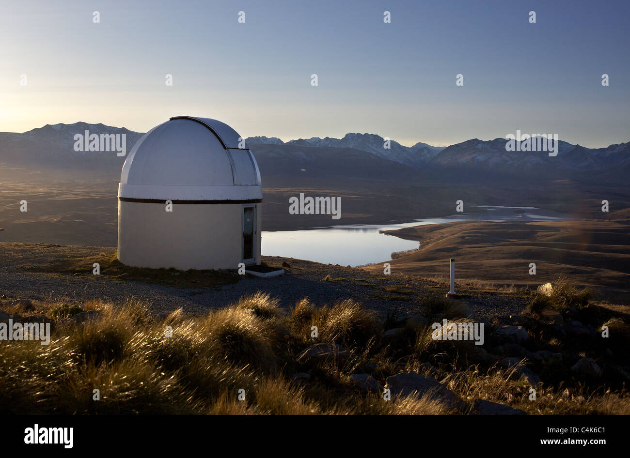 Mount John University Observatory atop of Mount John overlooking Lake ...