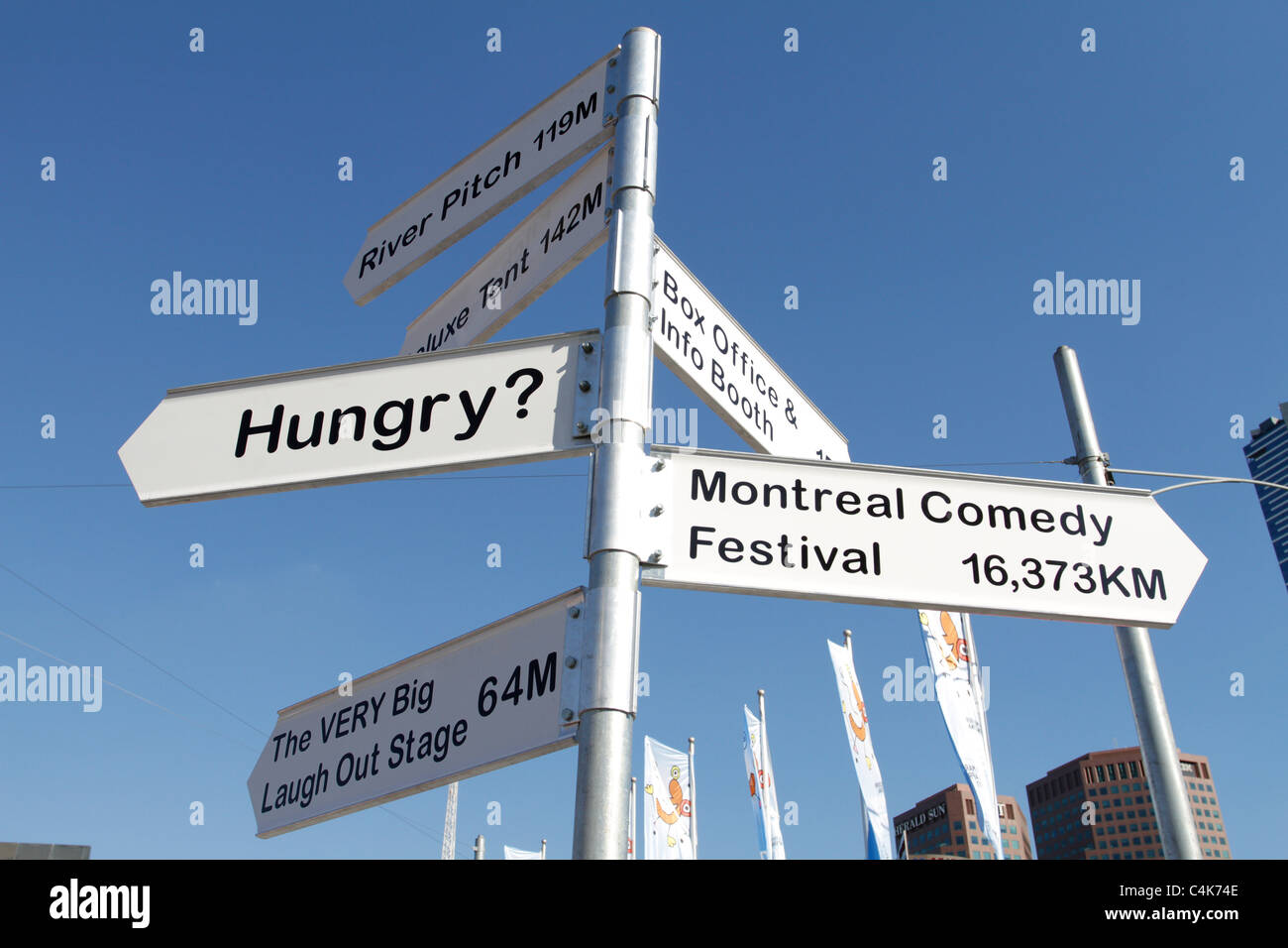 Australian signpost hi-res stock photography and images - Alamy