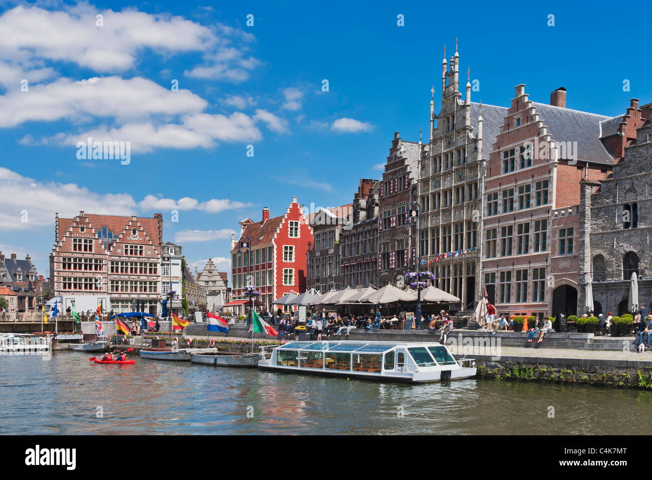 Graslei, Gent | Graslei Ghent Stock Photo - Alamy
