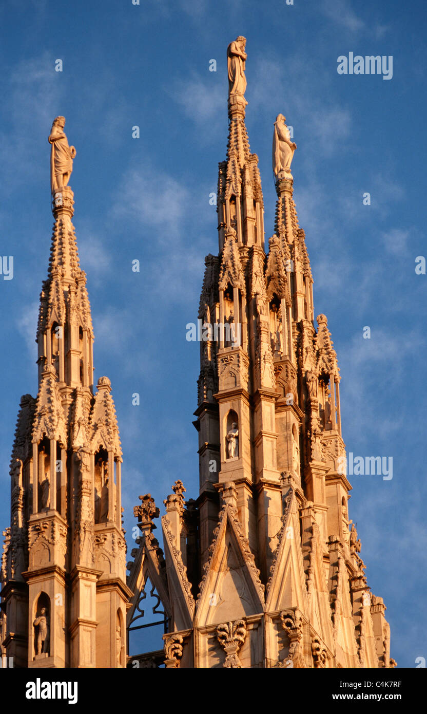 Spires of the Duomo, Milan, Italy Stock Photo - Alamy