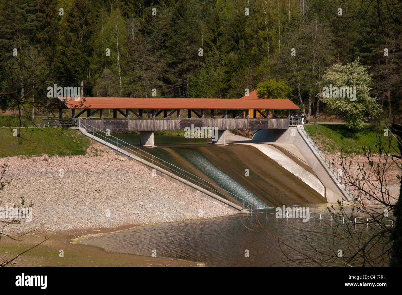 Nagold dam, Black Forest, Baden-Wuerttemberg, Germany, Europe Stock ...