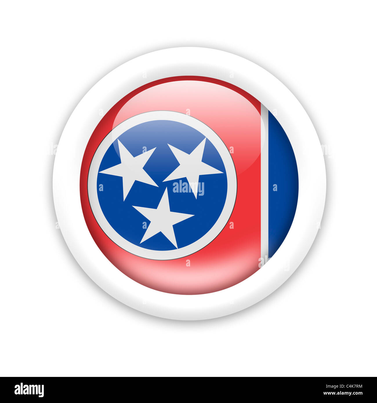 Flag of Tennessee Stock Photo - Alamy
