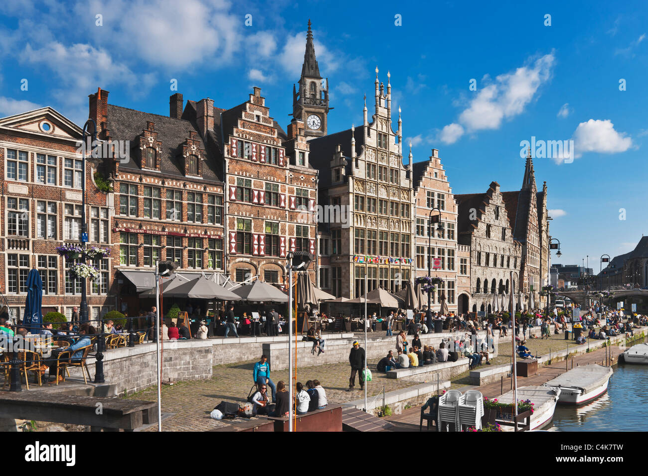 Graslei, Gent | Graslei Ghent Stock Photo - Alamy