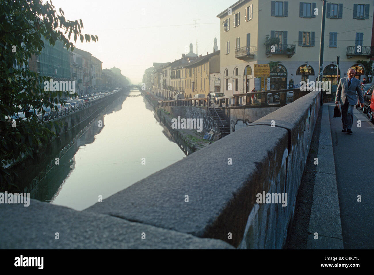 Naviglio Grande, Milan, Italy Stock Photo - Alamy