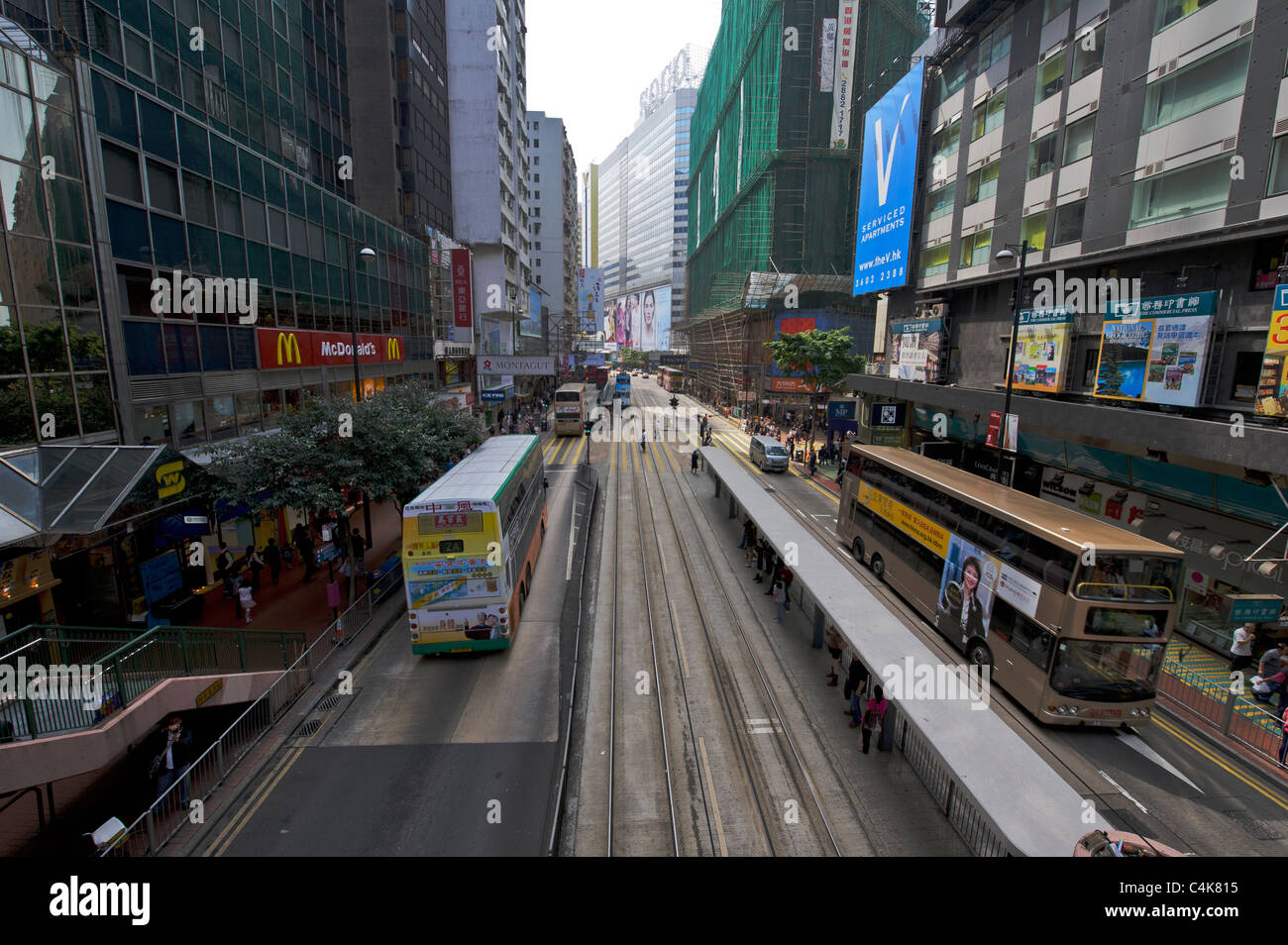 Hennessy road causeway bay hong hi-res stock photography and images - Alamy