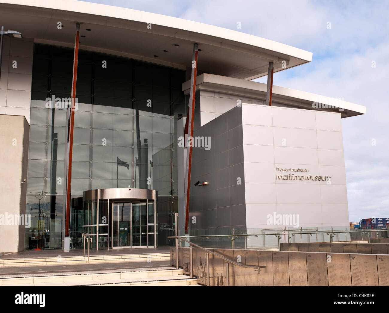 Entrance to the Western Australian Maritime Museum, Victoria Quay ...