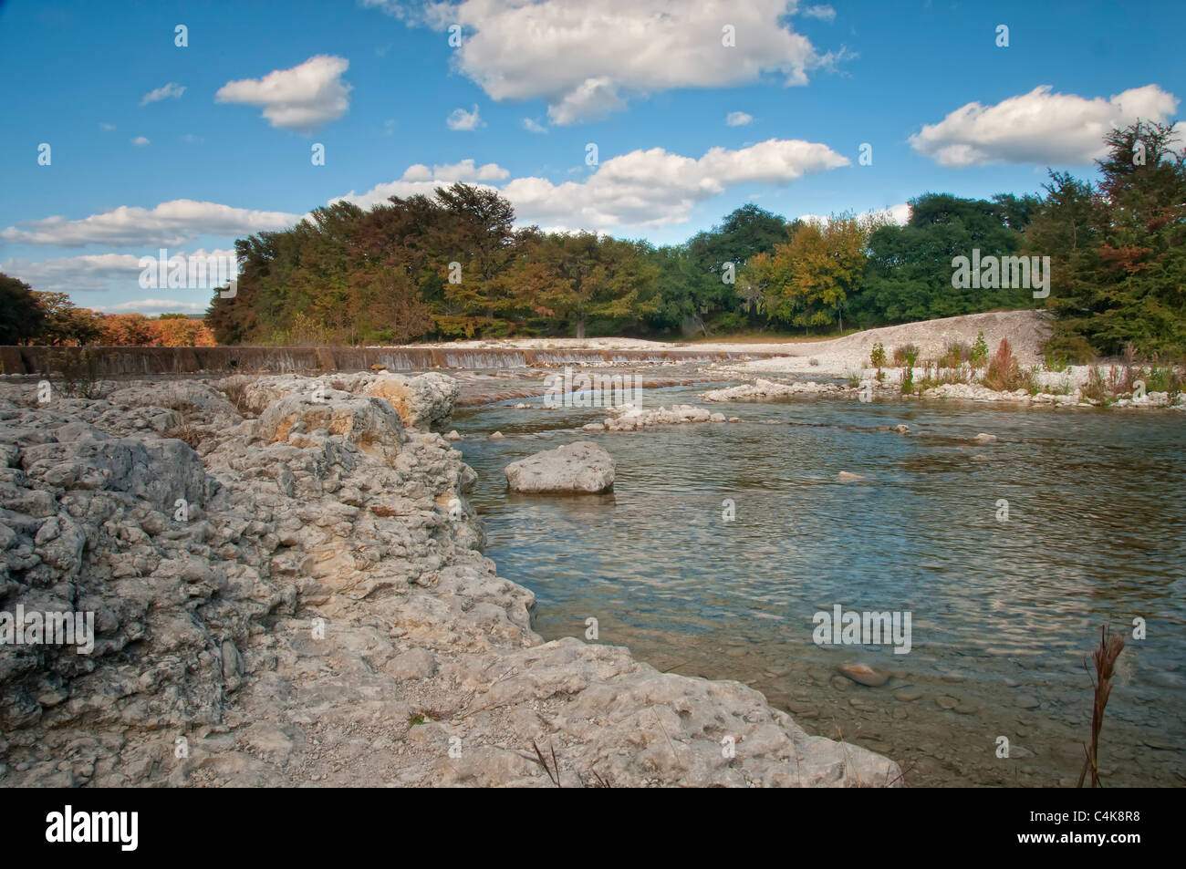 Frio River at Garner State Park in Concan, Texas, United States Stock ...