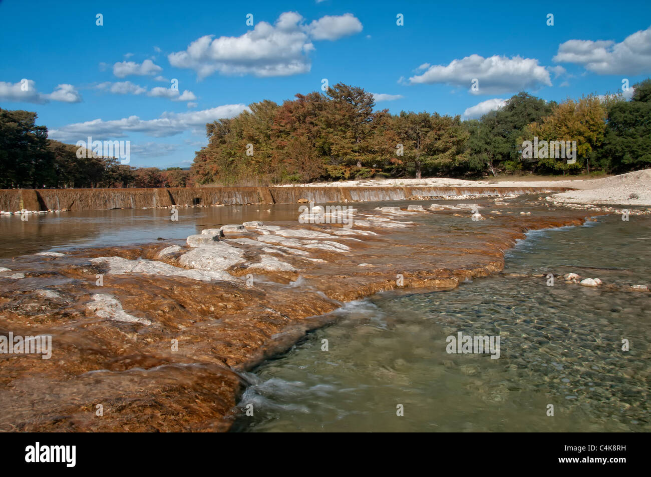Frio River at Garner State Park in Concan, Texas, United States Stock ...