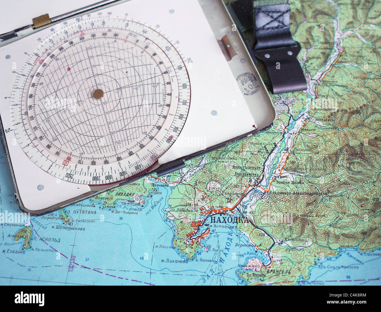 Aviation tablet with a card for records at performance of flights in ...