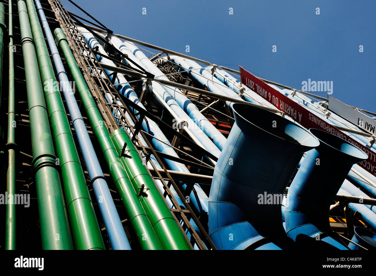 Pompidou centre pipes ducts hi-res stock photography and images - Alamy