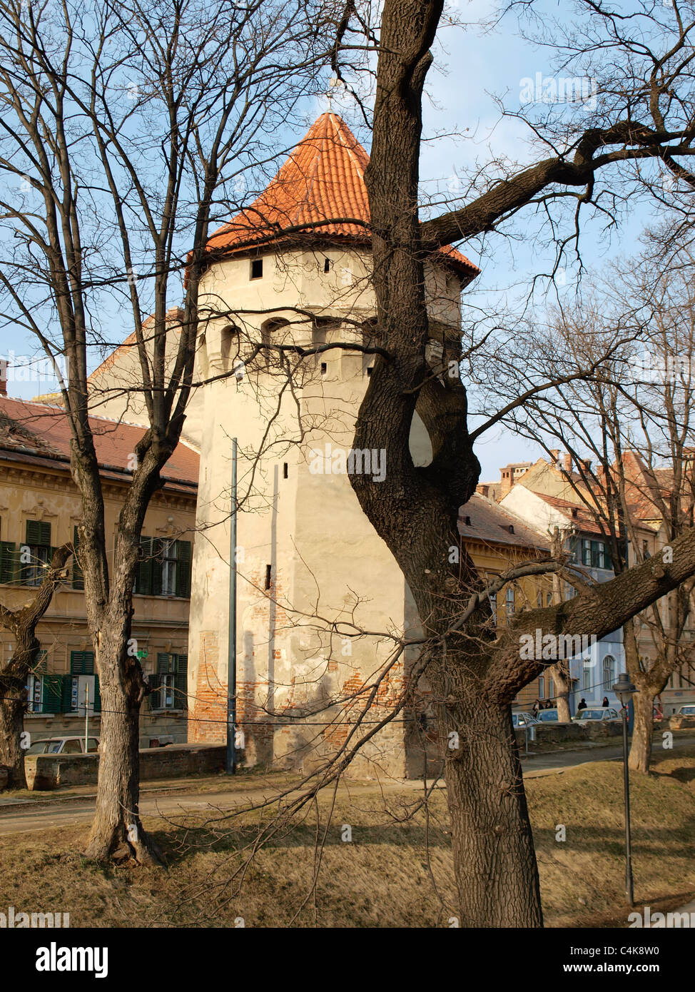 Towers of Sibiu, Transylvania Stock Photo - Alamy
