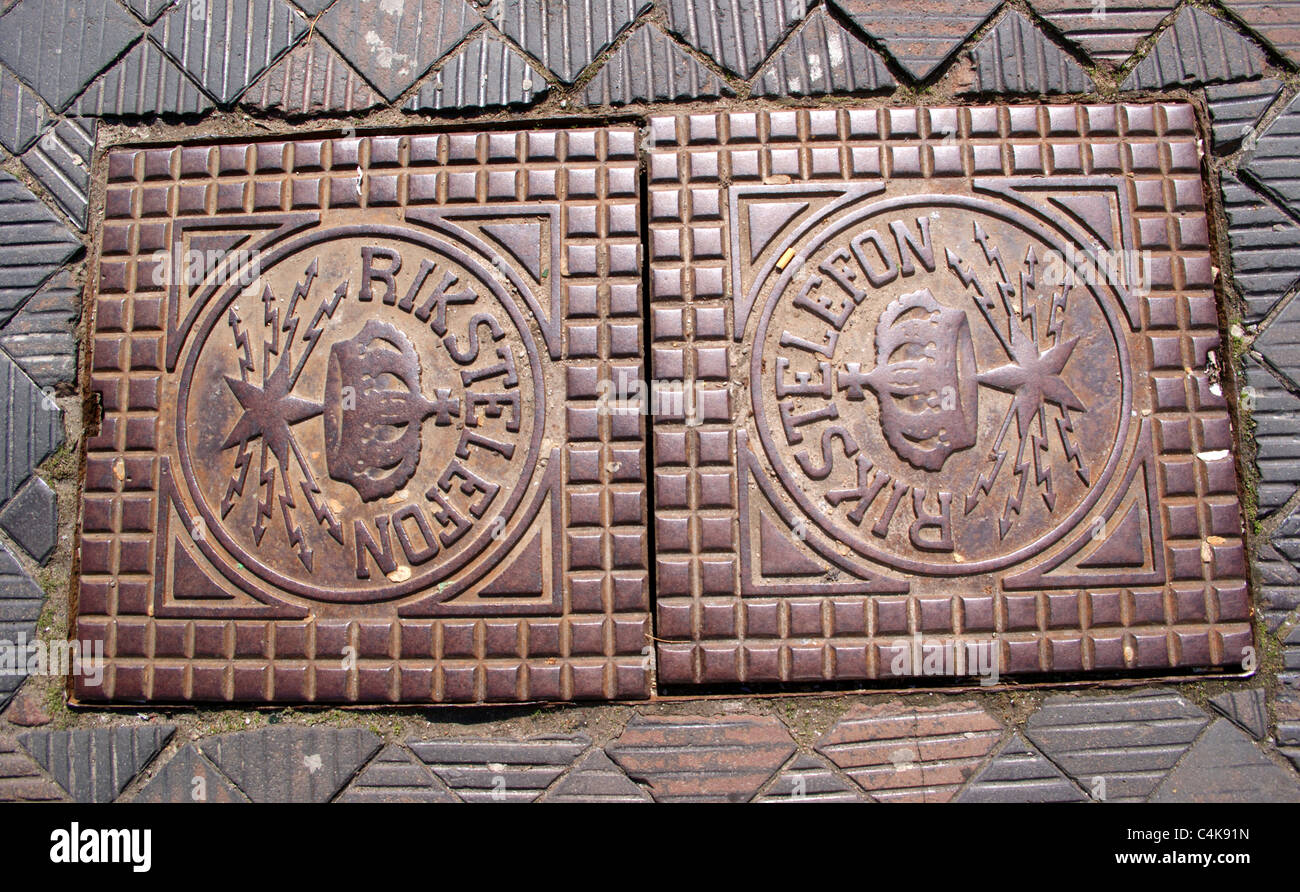 Telephone manhole cover hi-res stock photography and images - Alamy