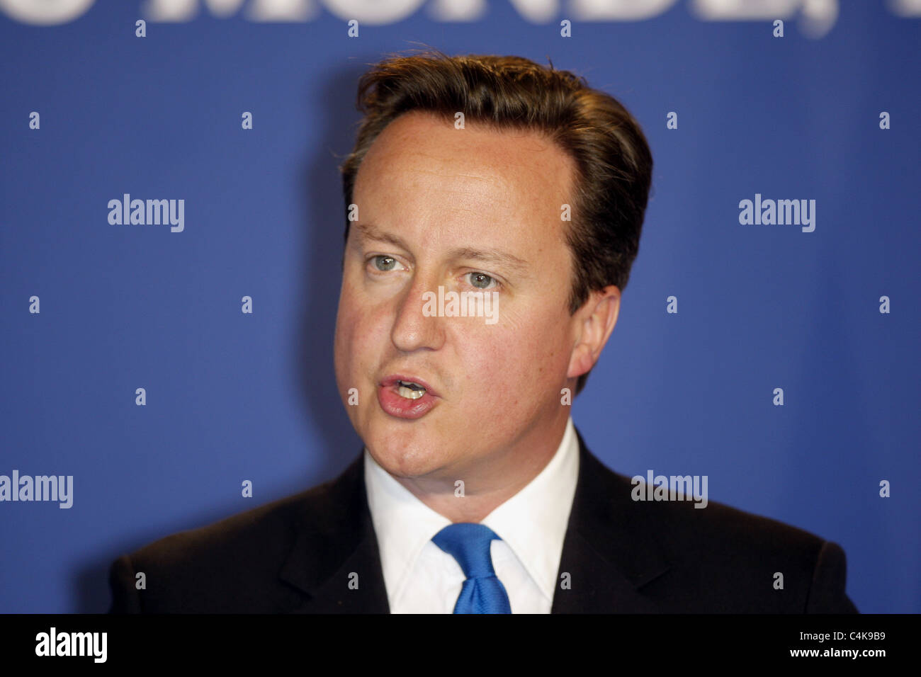 DAVID CAMERON MP BRITISH PRIME MINISTER 27 May 2011 INTERNATIONAL MEDIA ...