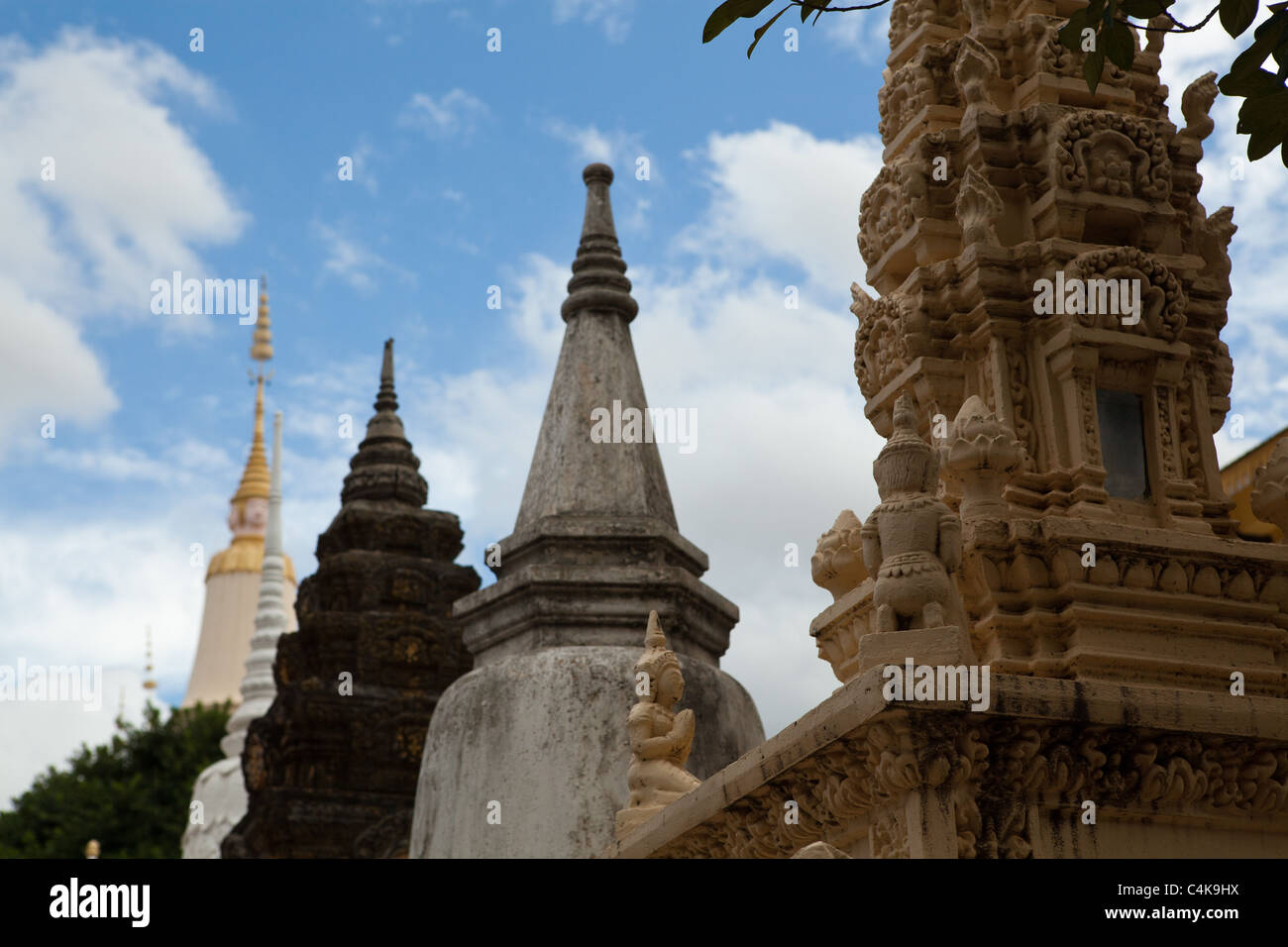 Wat Botum, originally Wat Tayawng, "Temple of the Lotus Blossoms". Many ...