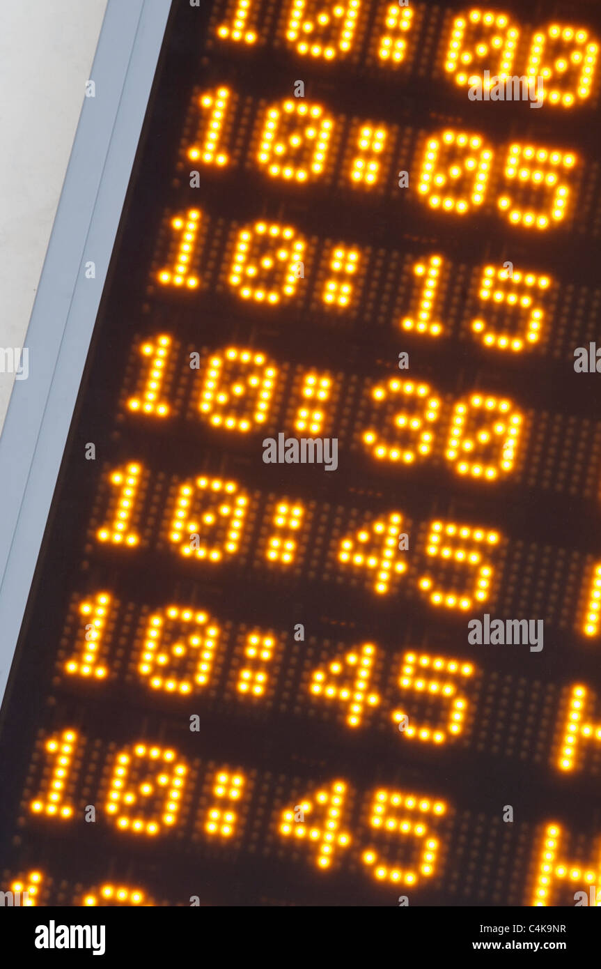 Panel schedules hi-res stock photography and images - Alamy