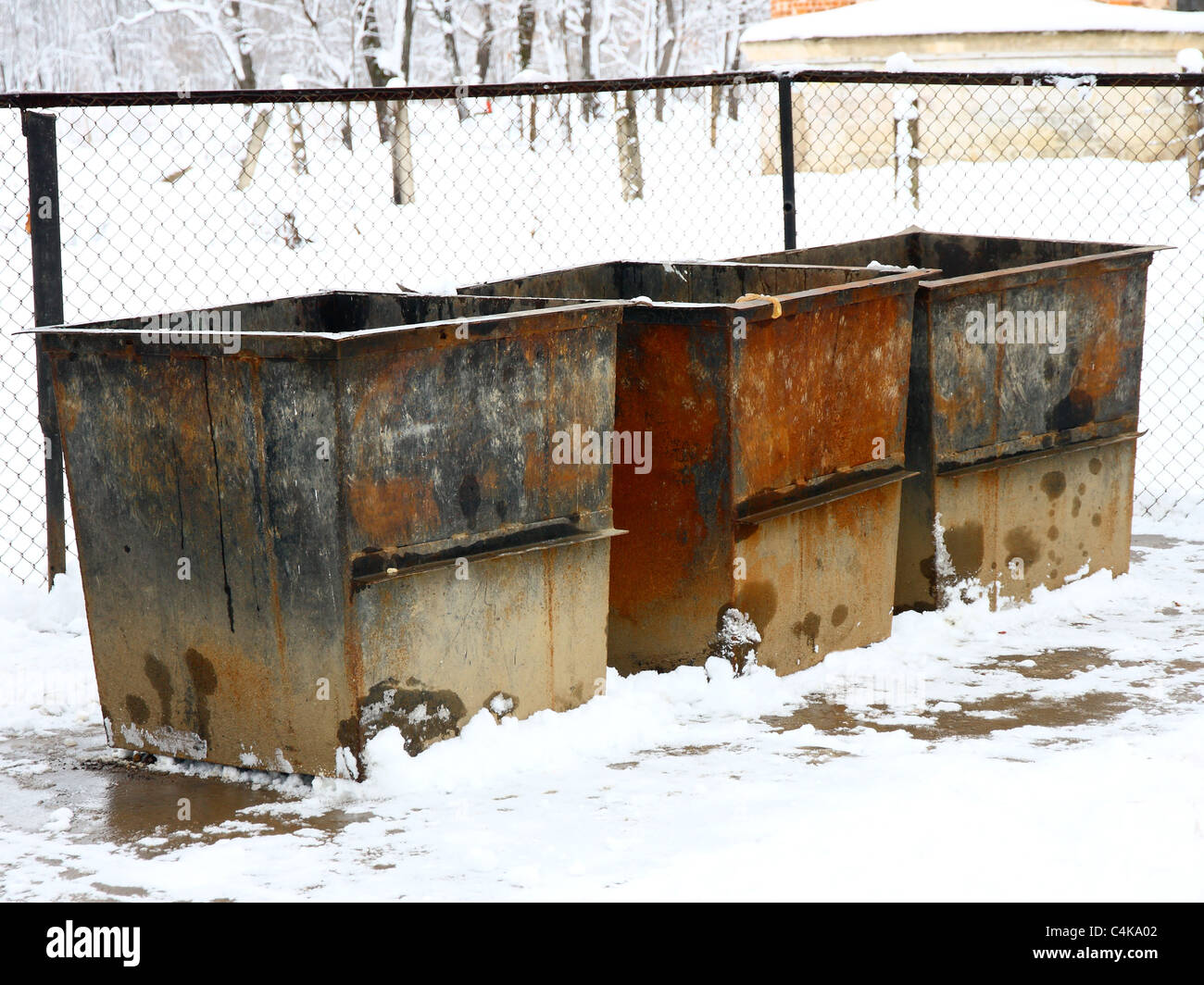 container for dust with production wastes Stock Photo - Alamy