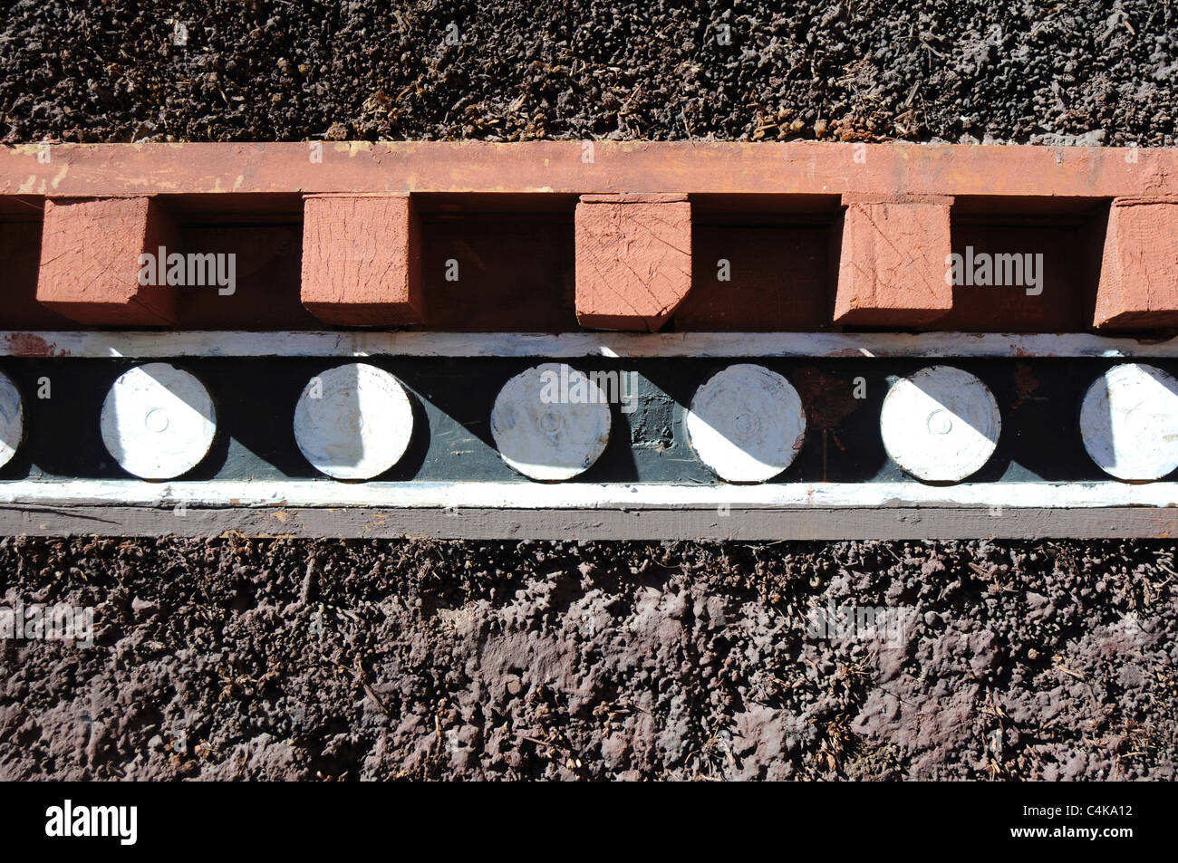 A wall of typical Tibetan style in a lamasery Stock Photo - Alamy