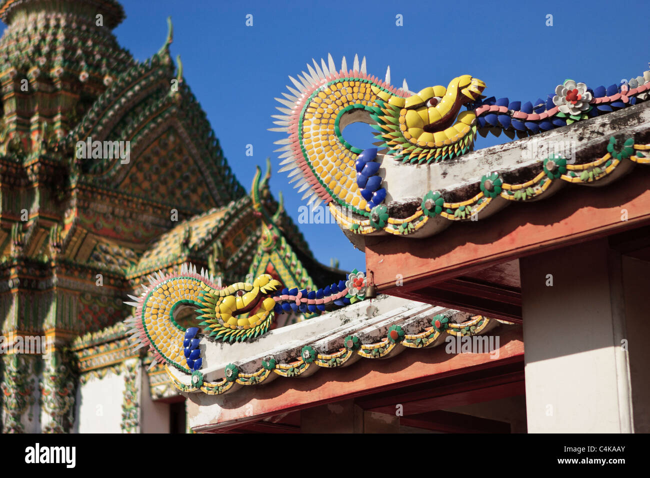 Mosaic dragon roof hi-res stock photography and images - Alamy