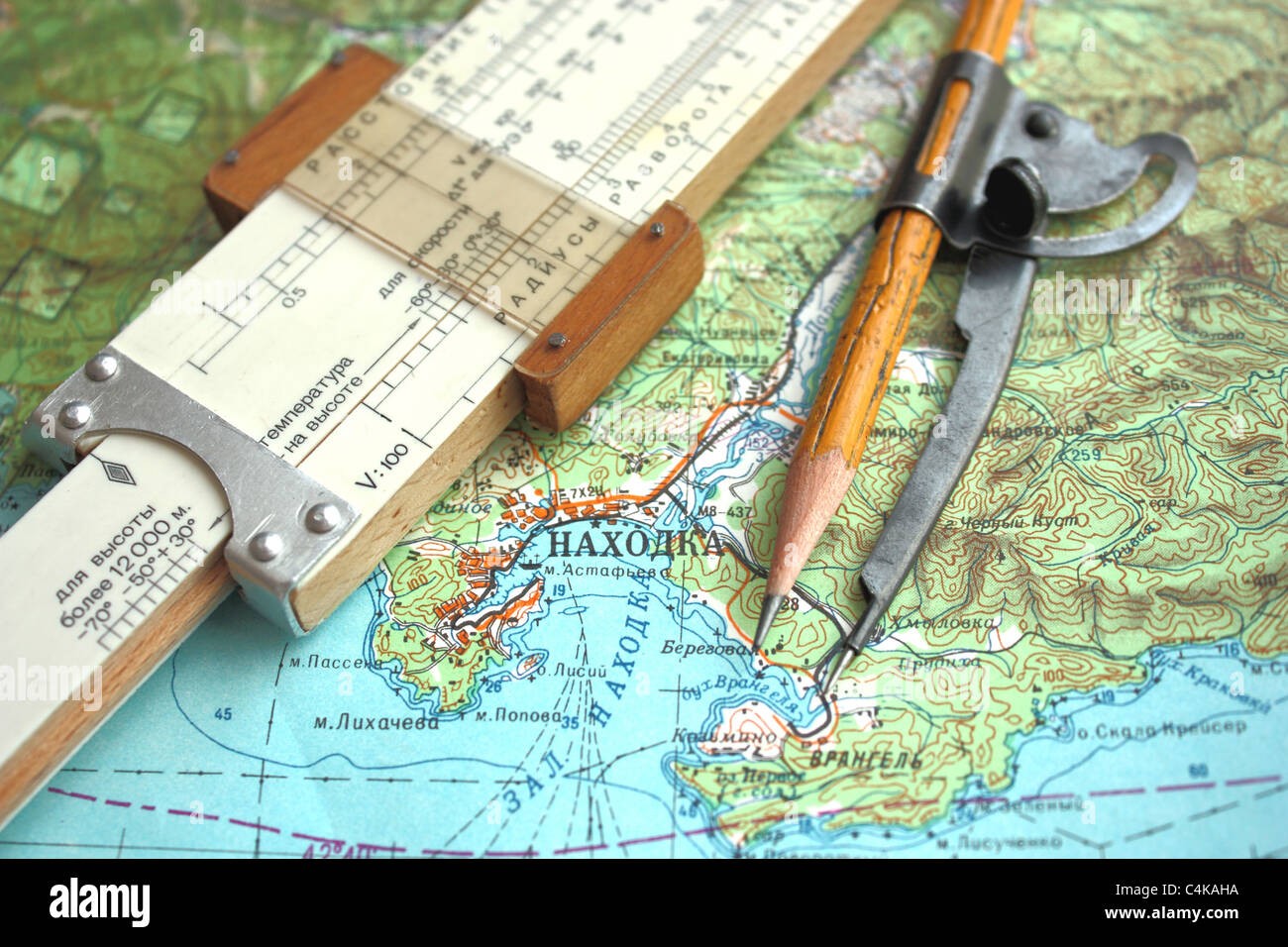Scale map ruler hi-res stock photography and images - Alamy