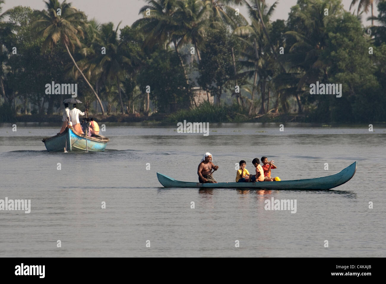 Boats and canoes in india hi-res stock photography and images - Alamy