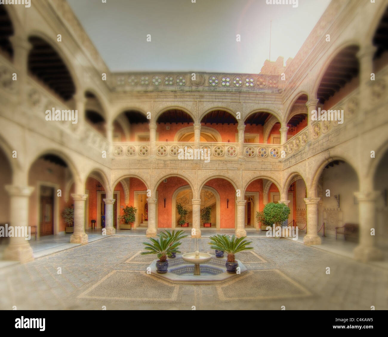 Fountain in andalusian courtyard hi-res stock photography and images ...