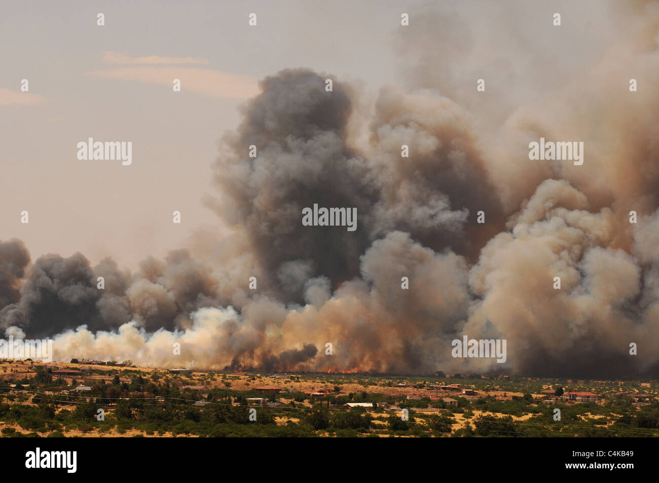 A fire that started on June 17 on Fort Huachuca in Sierra Vista ...