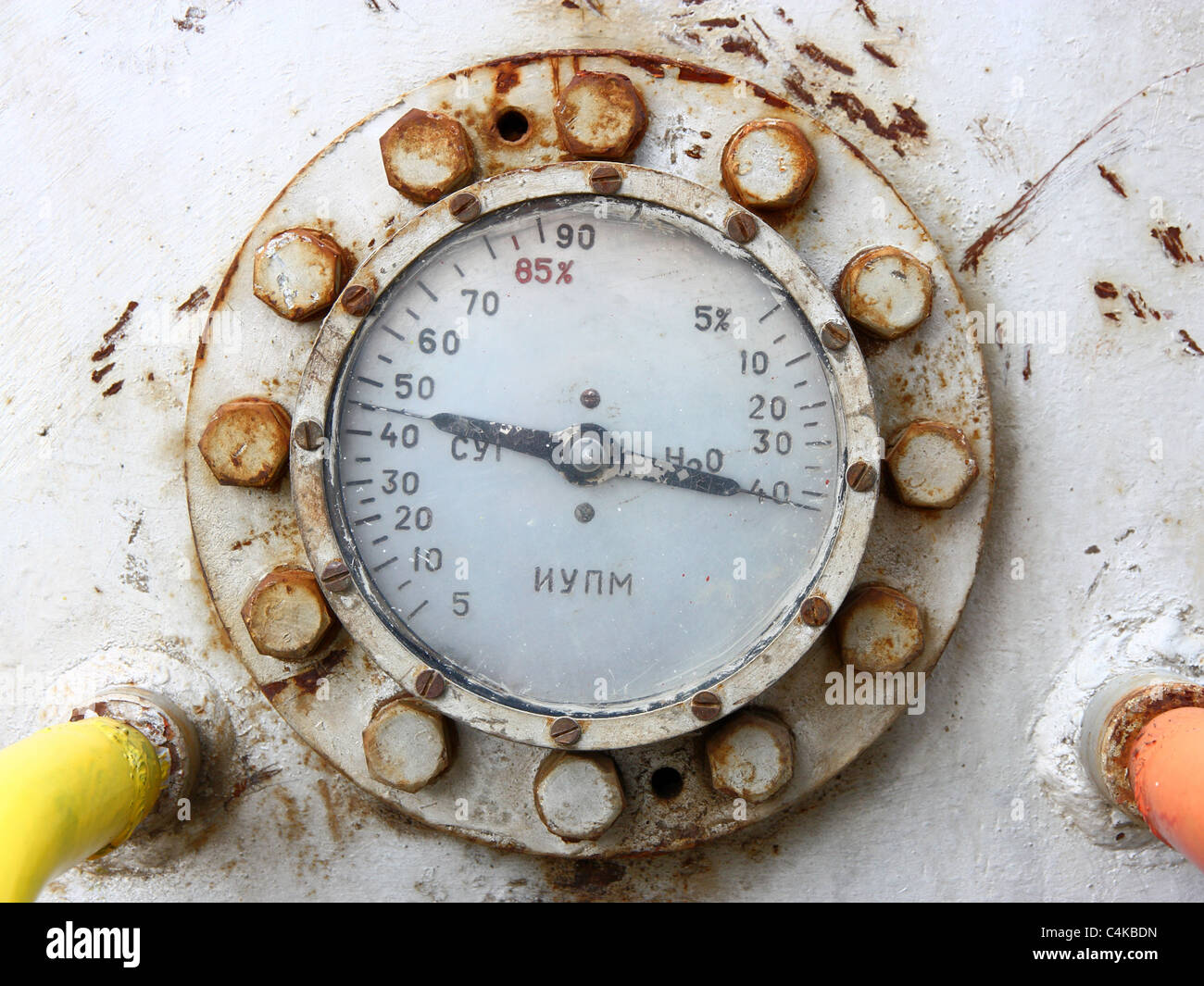 Rusty gas meter hi-res stock photography and images - Alamy