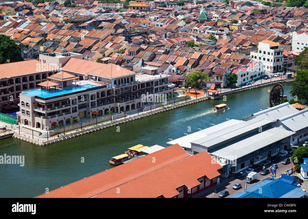 Aerial View of Melaka, Malaysia Stock Photo - Alamy