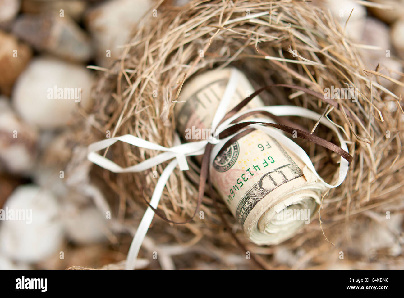 Money Tied With A Bow High Resolution Stock Photography and Images - Alamy
