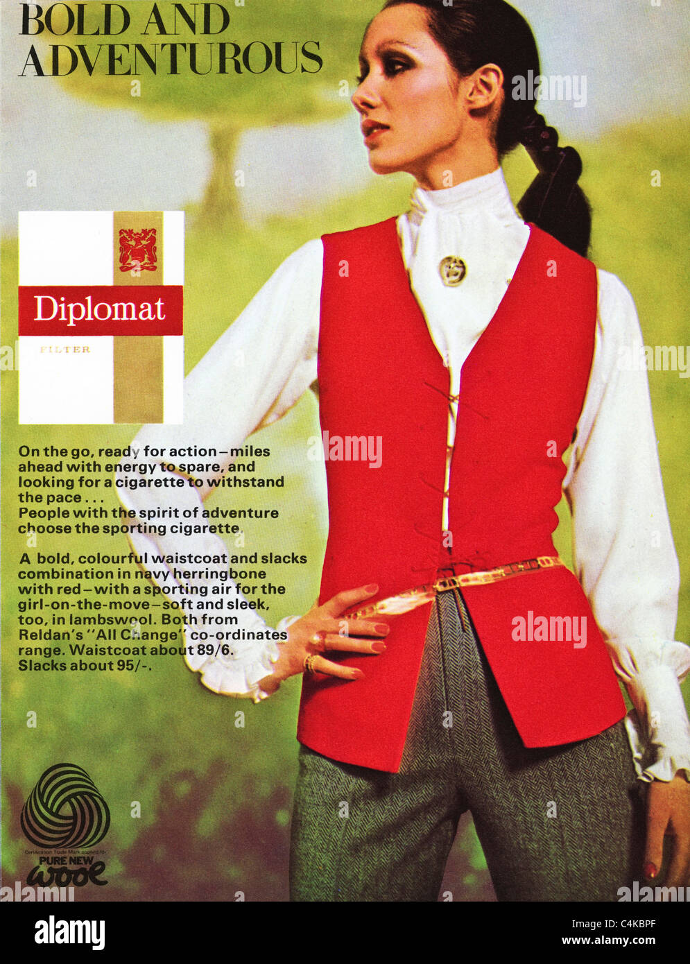 Full page original advertisement in fashion magazine circa 1969 ...