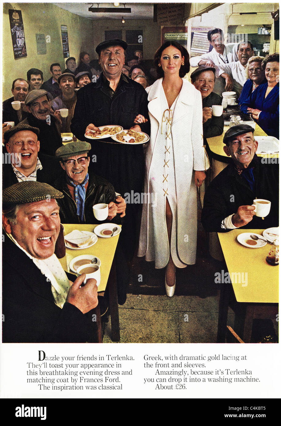 Full page magazine advertisement circa hi-res stock photography and ...