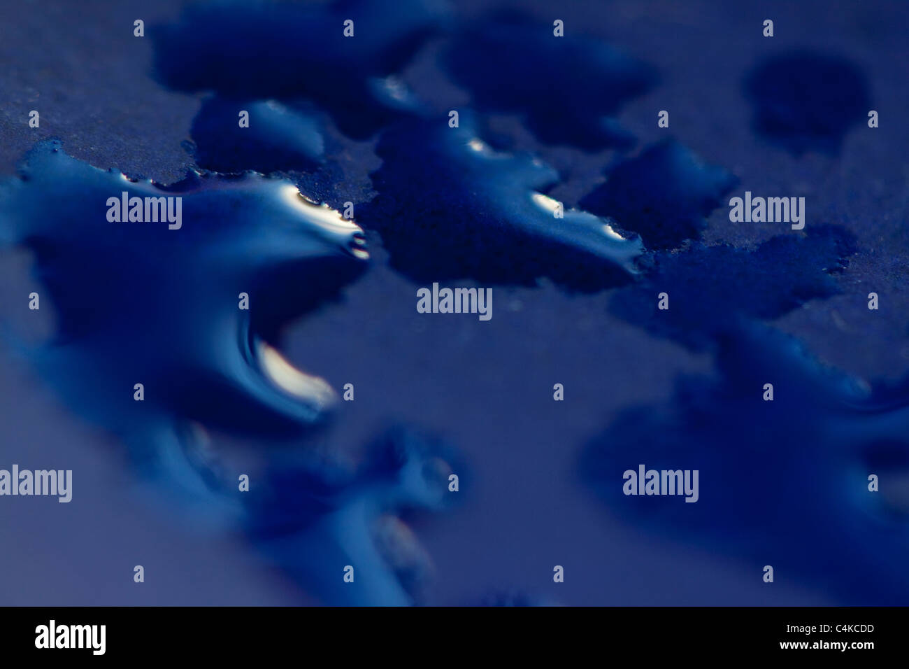 waterdrops on a lid Stock Photo - Alamy